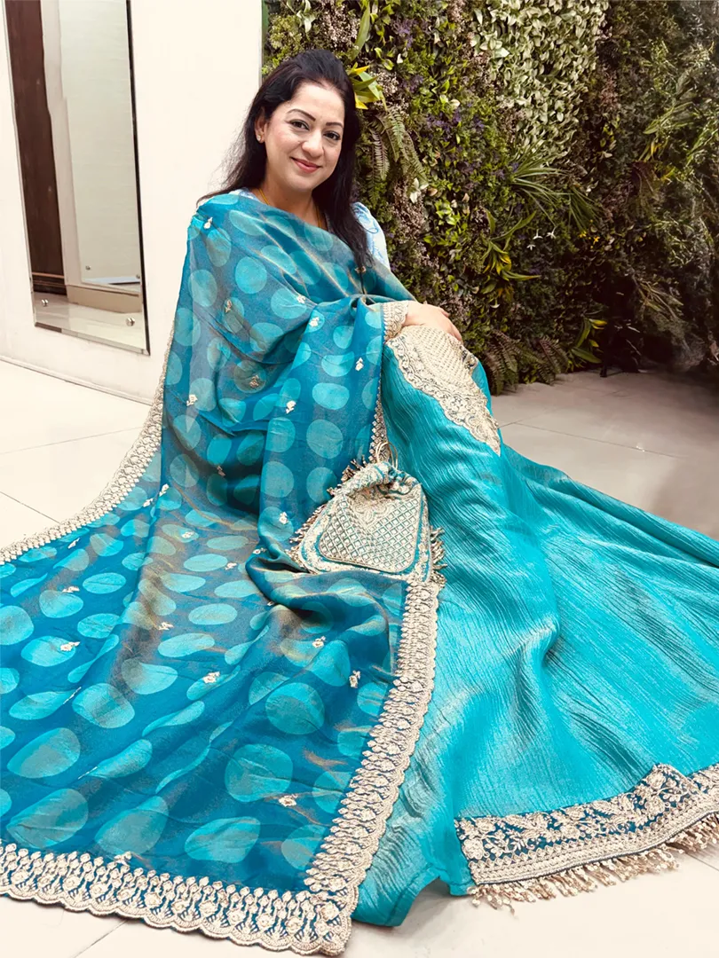 Presenting you all beautiful crushed tissue fabric – Sumaiya Fashion BD